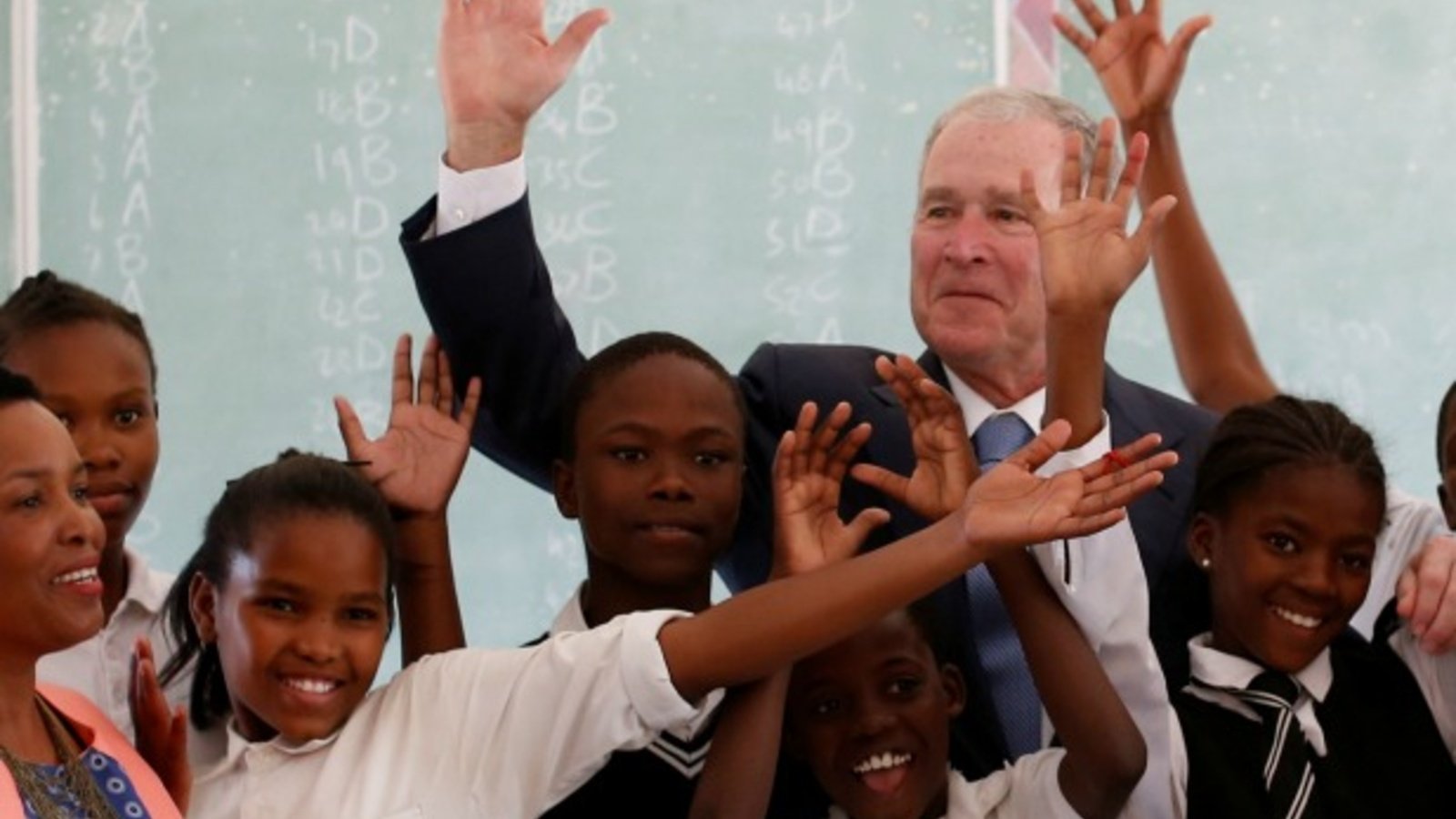 Former President George W Bush Advocates For Pepfar And Africa
