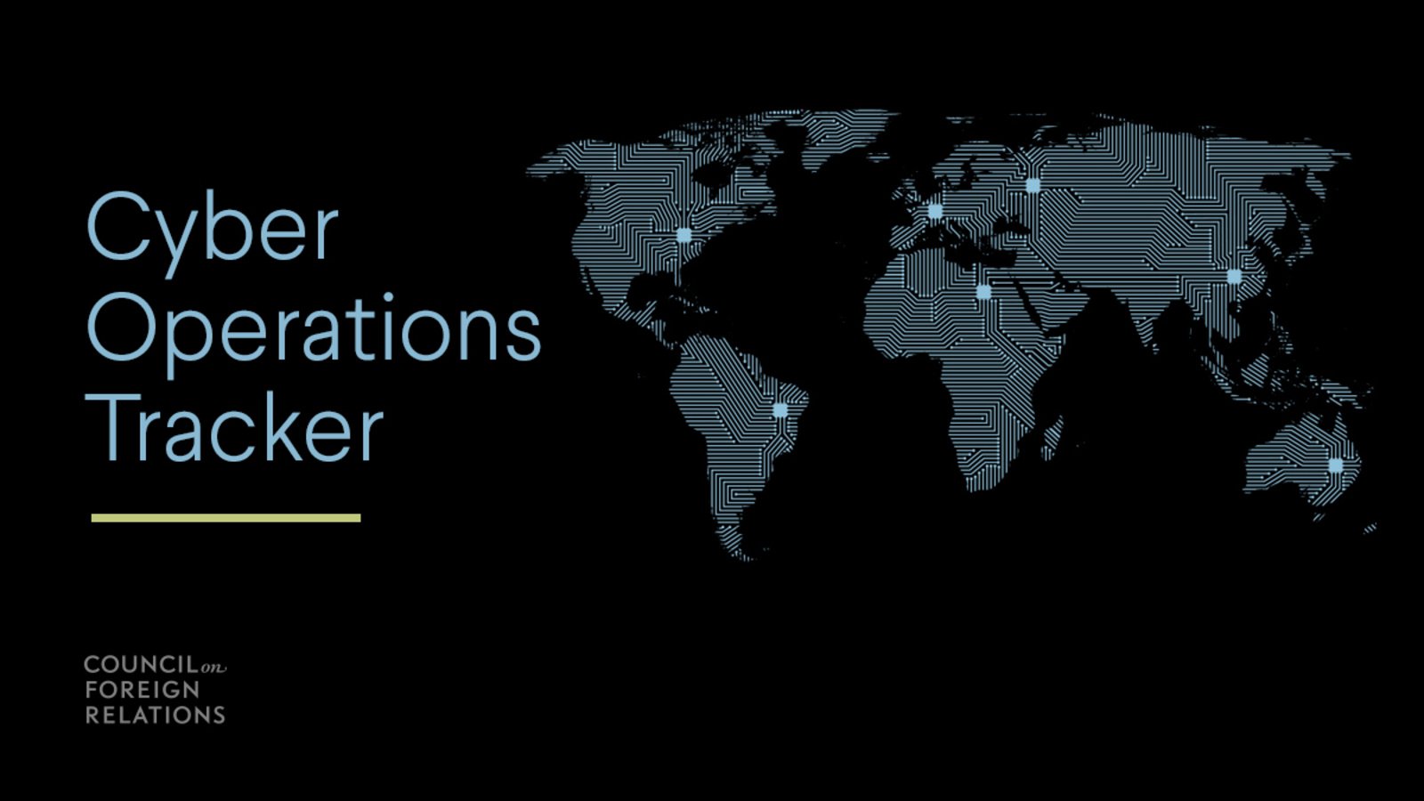 New Entries in the CFR Cyber Operations Tracker: Q2 2018 | Council on ...